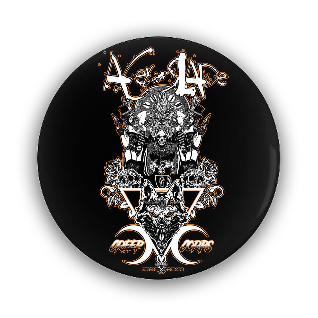 3 pack of Creep Corps Pin-Back Buttons – Acey Slade