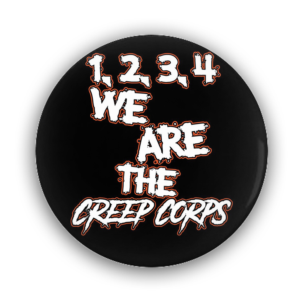3 pack of Creep Corps Pin-Back Buttons – Acey Slade